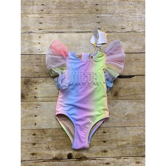Shade Critters | Swim | Nwt Shade Critters Girls Unicorn Swimsuit Sz ...